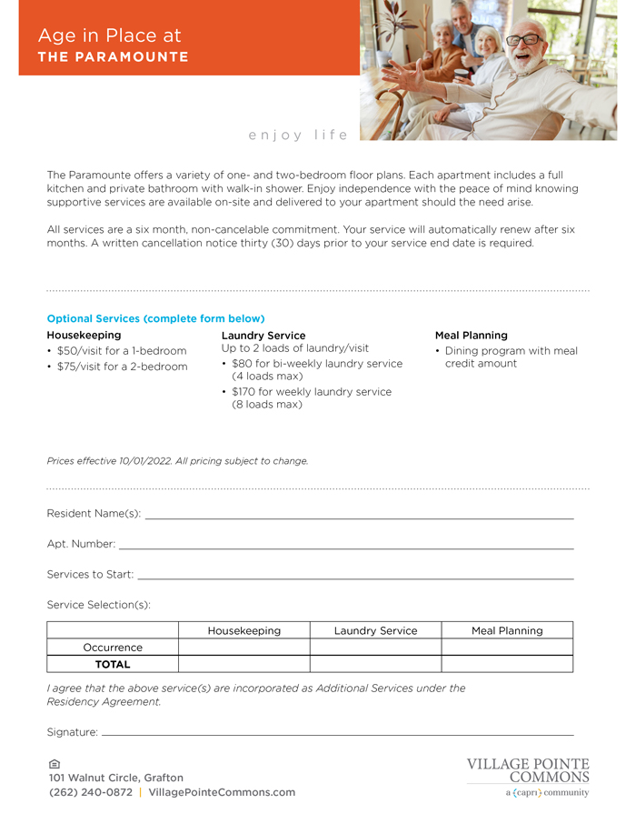 Marketing Request Form - Capri Communities